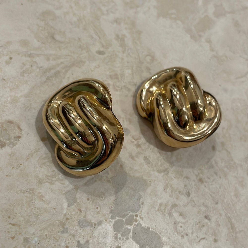 Real Gold Earrings - Gem